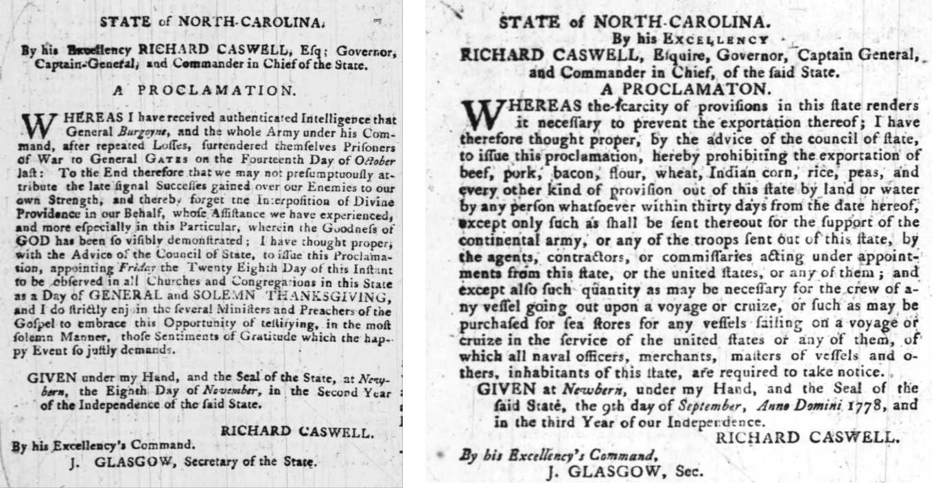 First Governor of North Carolina